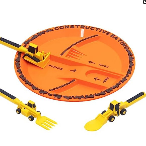 Constructive Eating | Other | Kids Constructive Eating Set Plate And ...